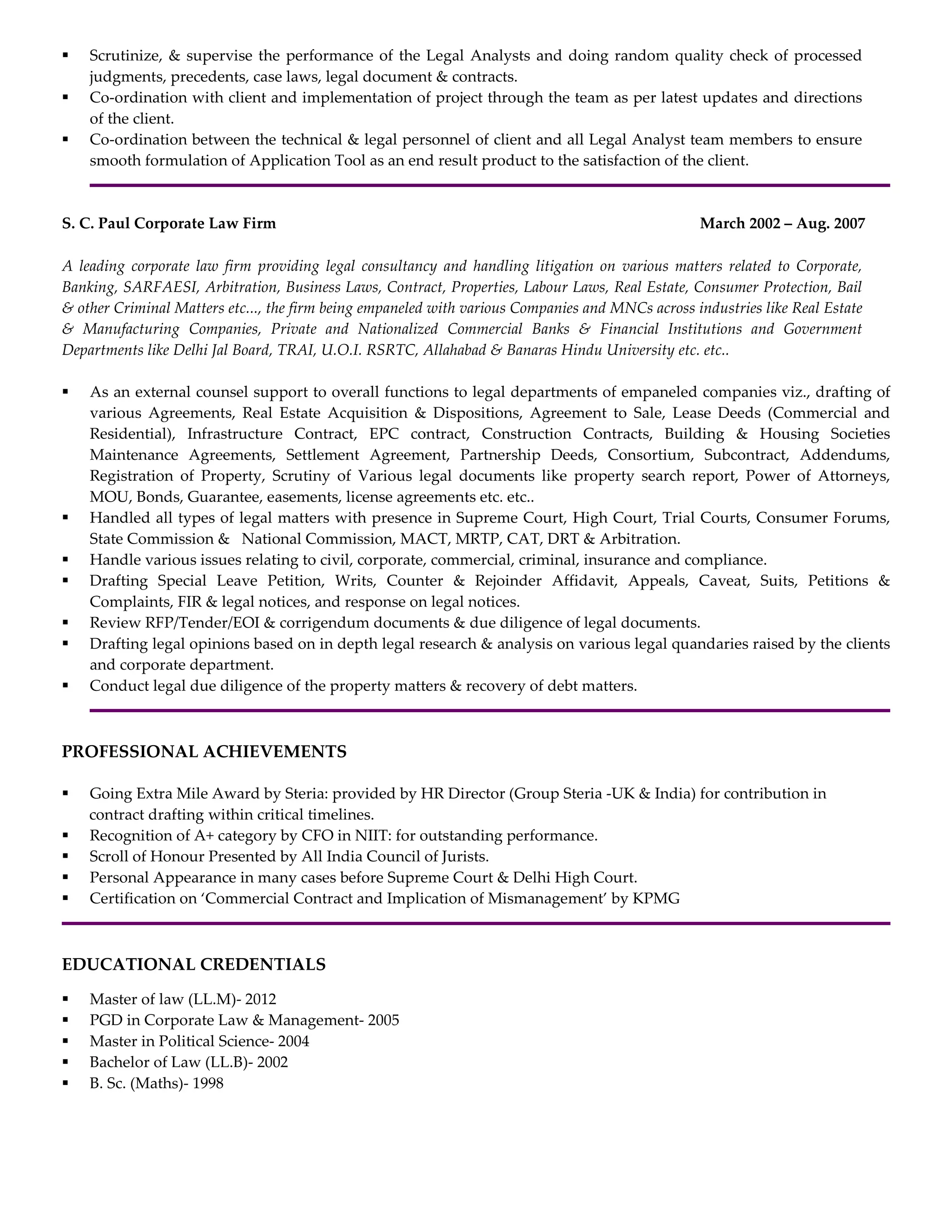 Resume_Manoj Kulshrestha | PDF