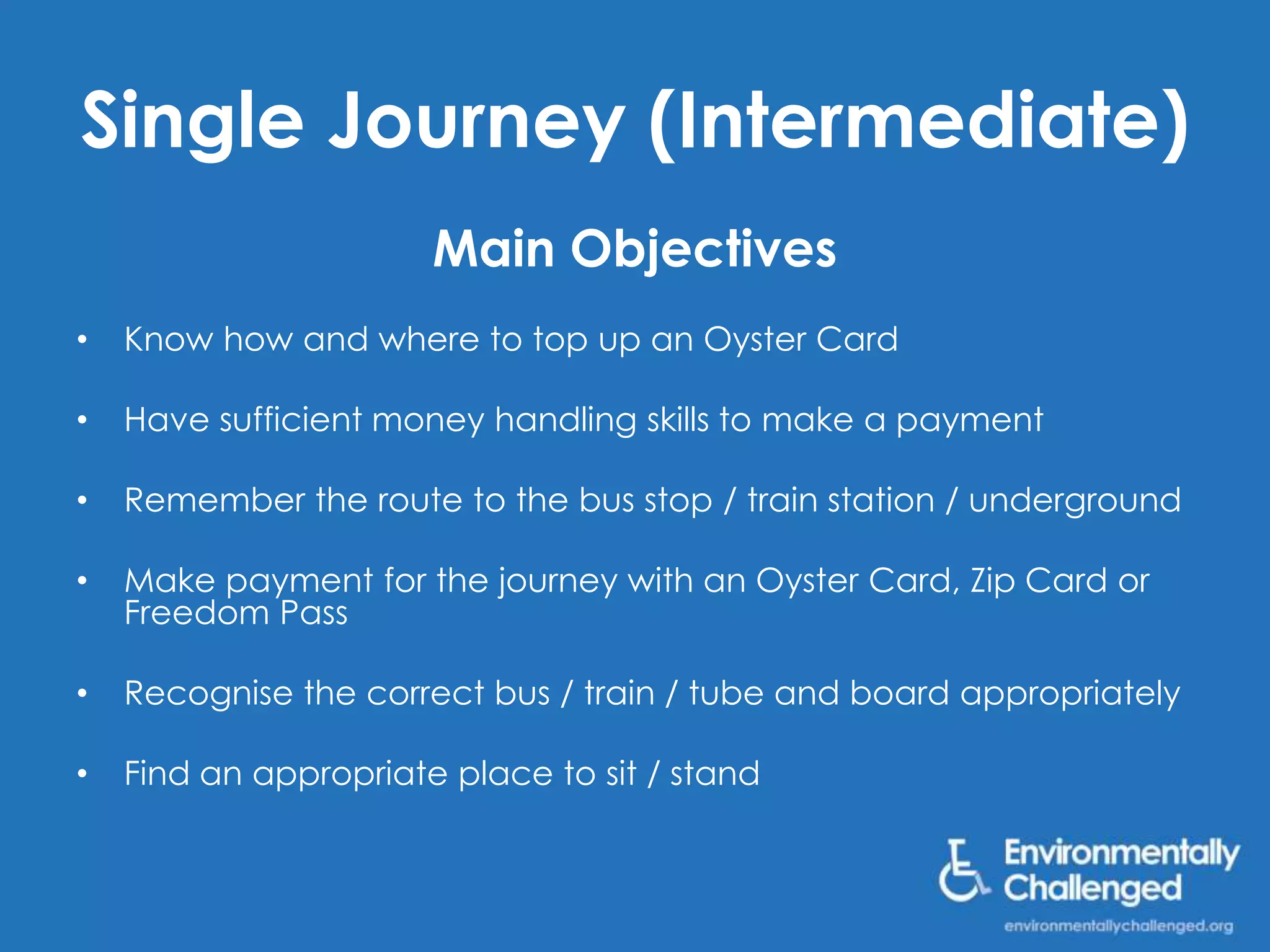 Travel Training Presentation | PPTX