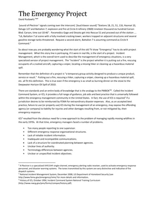 Project Management and ICS article | PDF