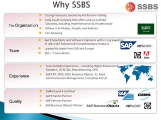 SSBS Professional Services ppt | PPT