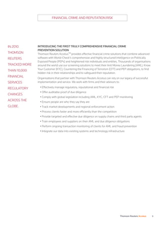 Screening Online powered by World-Check | PDF