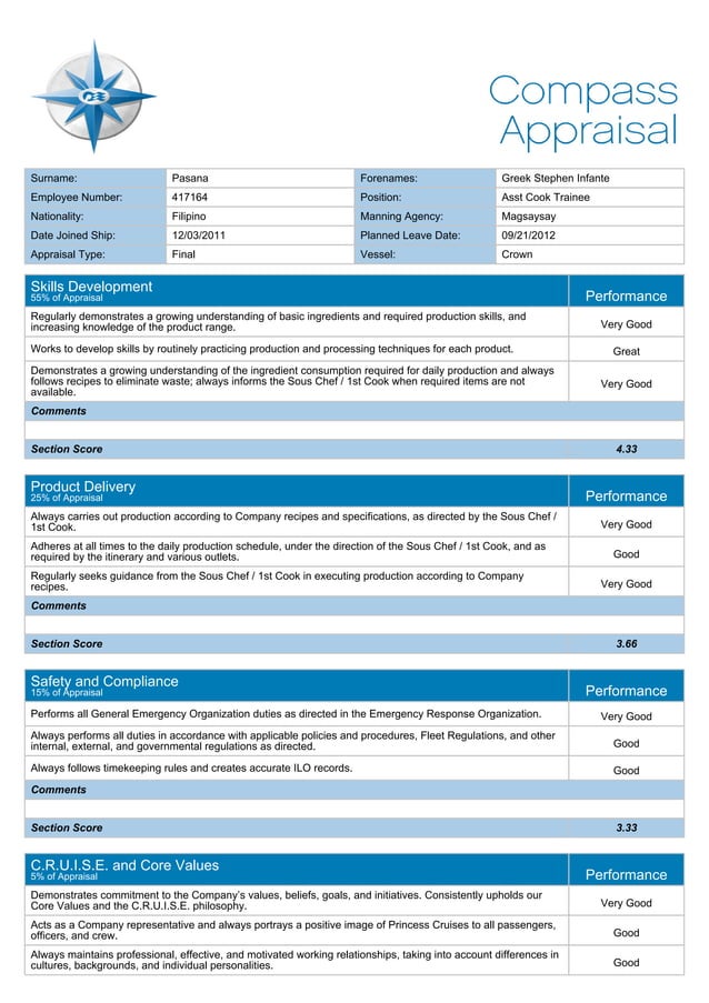 PrincessCruisesAppraisal | PDF | Cruises | Travel Type