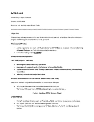 Aman Jain CV_04june16 | DOCX