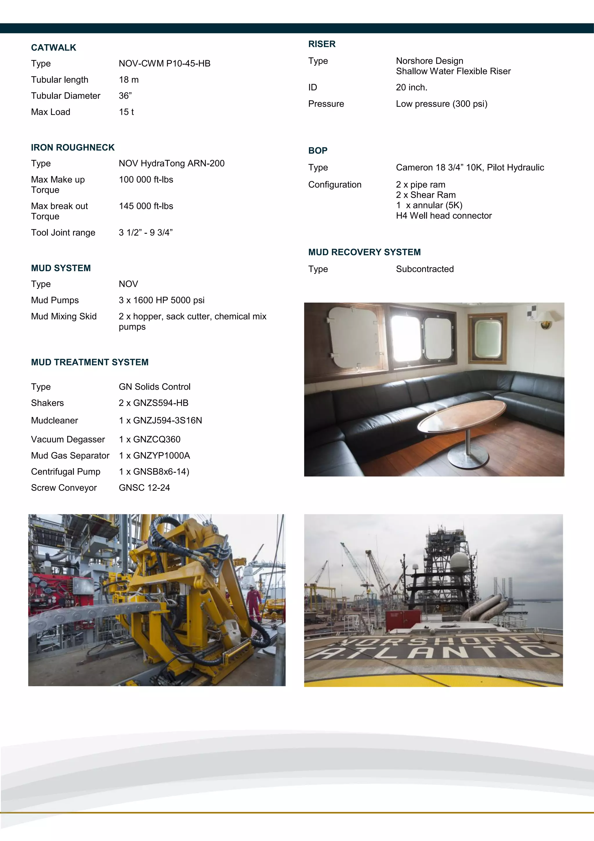 Norshore Atlantic specifications | PDF