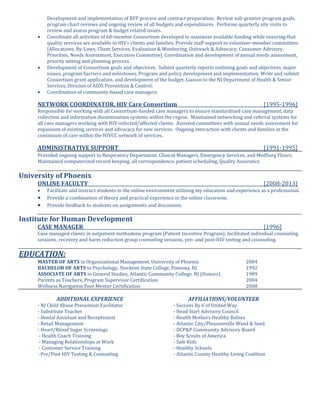 Resume_CShellhorn_2015 | PDF