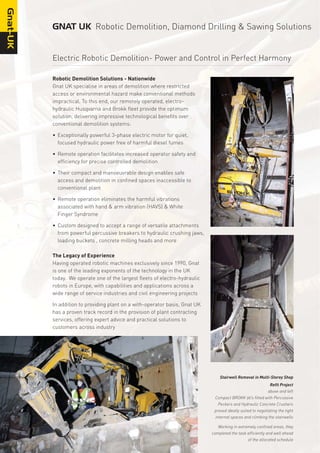 Gnat Brochure | PDF | Civil Engineering Industry | Industries