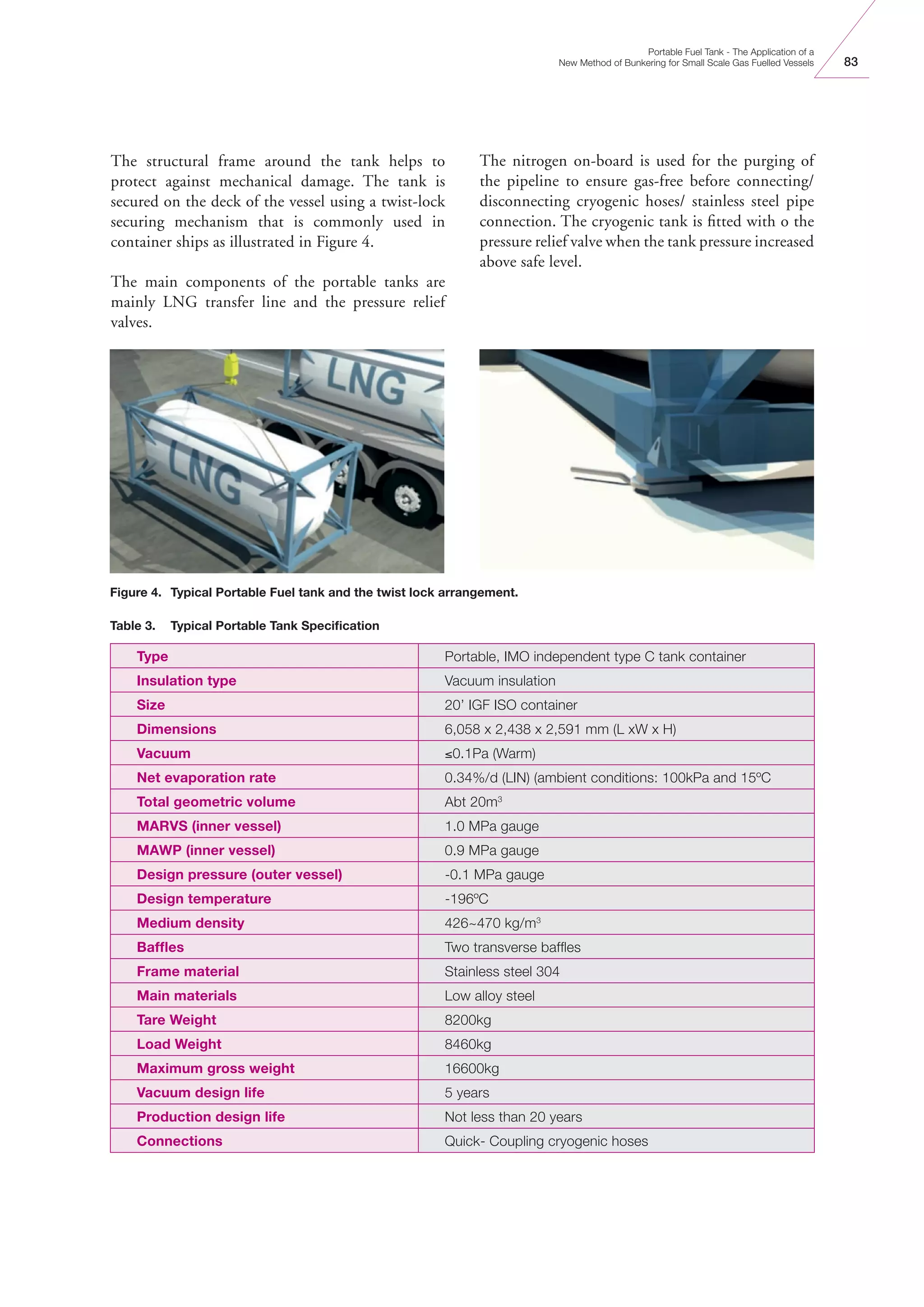 Portable Fuel Tank - The Application of a New Method of Bunkering for ...