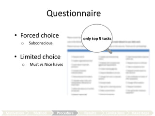 Top task presentation fuzzy protection | PPT