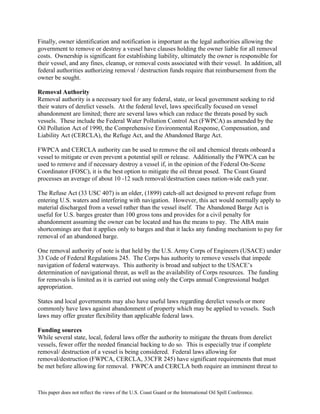 IOSC Options for Vessel Removal | PDF