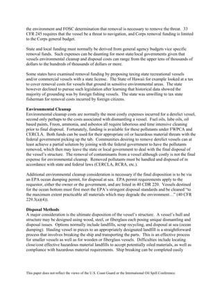 IOSC Options for Vessel Removal | PDF