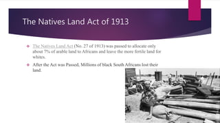 Land act of 1913 | PPTX
