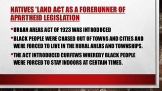 Land act of 1913 | PPTX