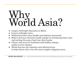 World Asia Logistics Profile | PPT
