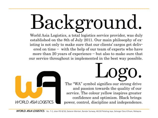 World Asia Logistics Profile | PPT