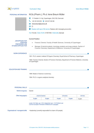 CVTemplate_EN | DOC