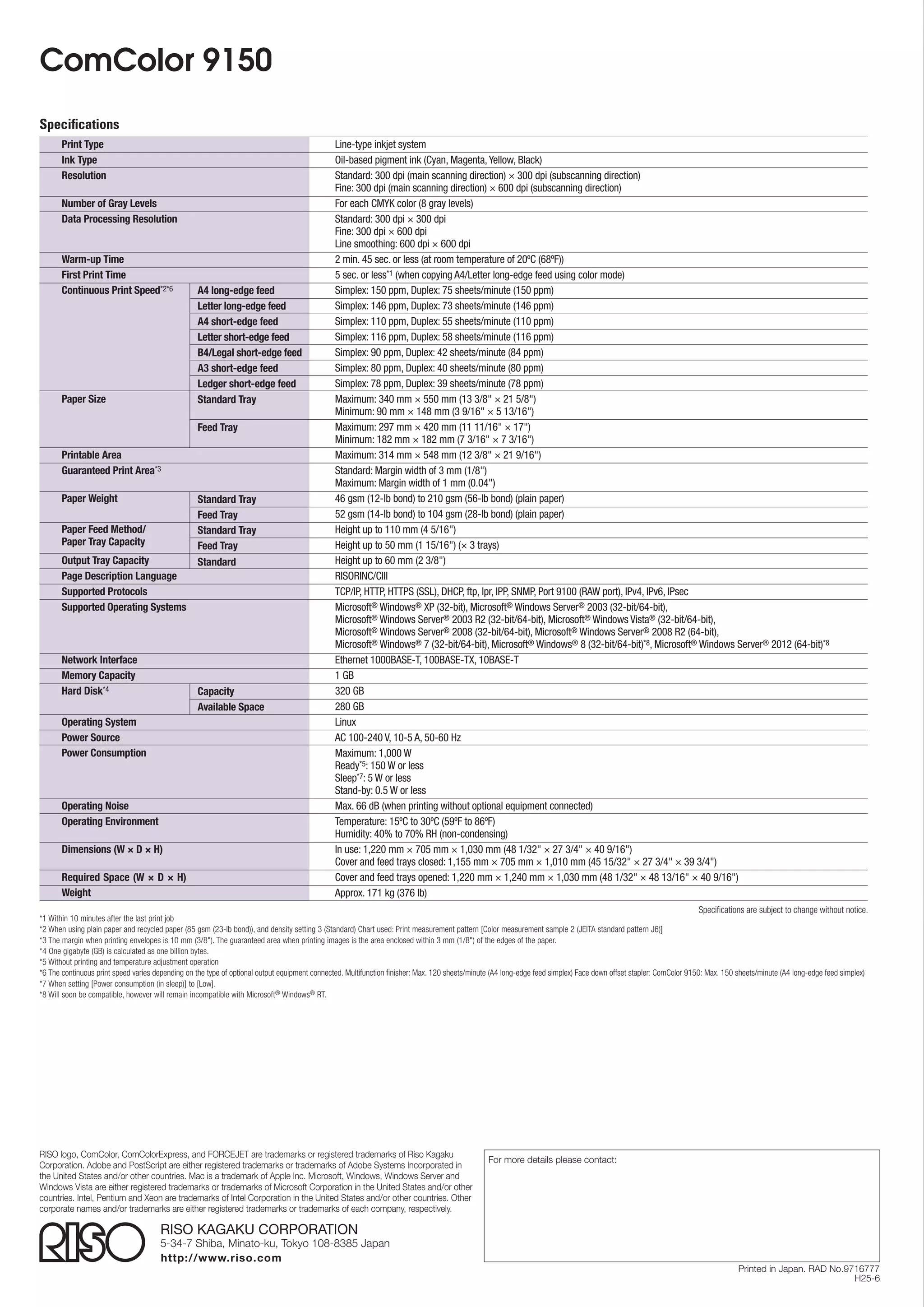 ComColor-X1-9150-Brochure | PDF