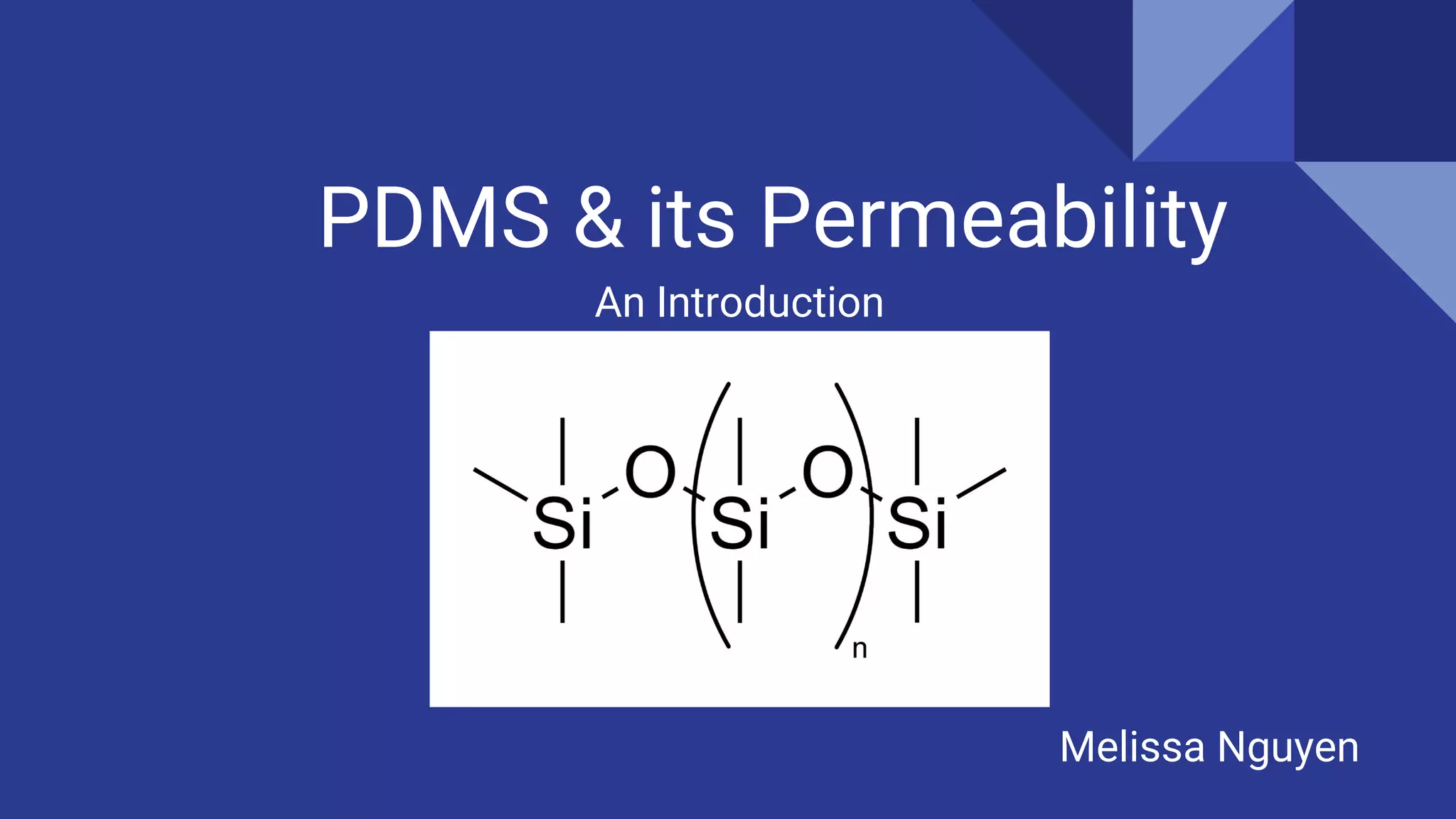 092915 PDMS Permeability | PPT