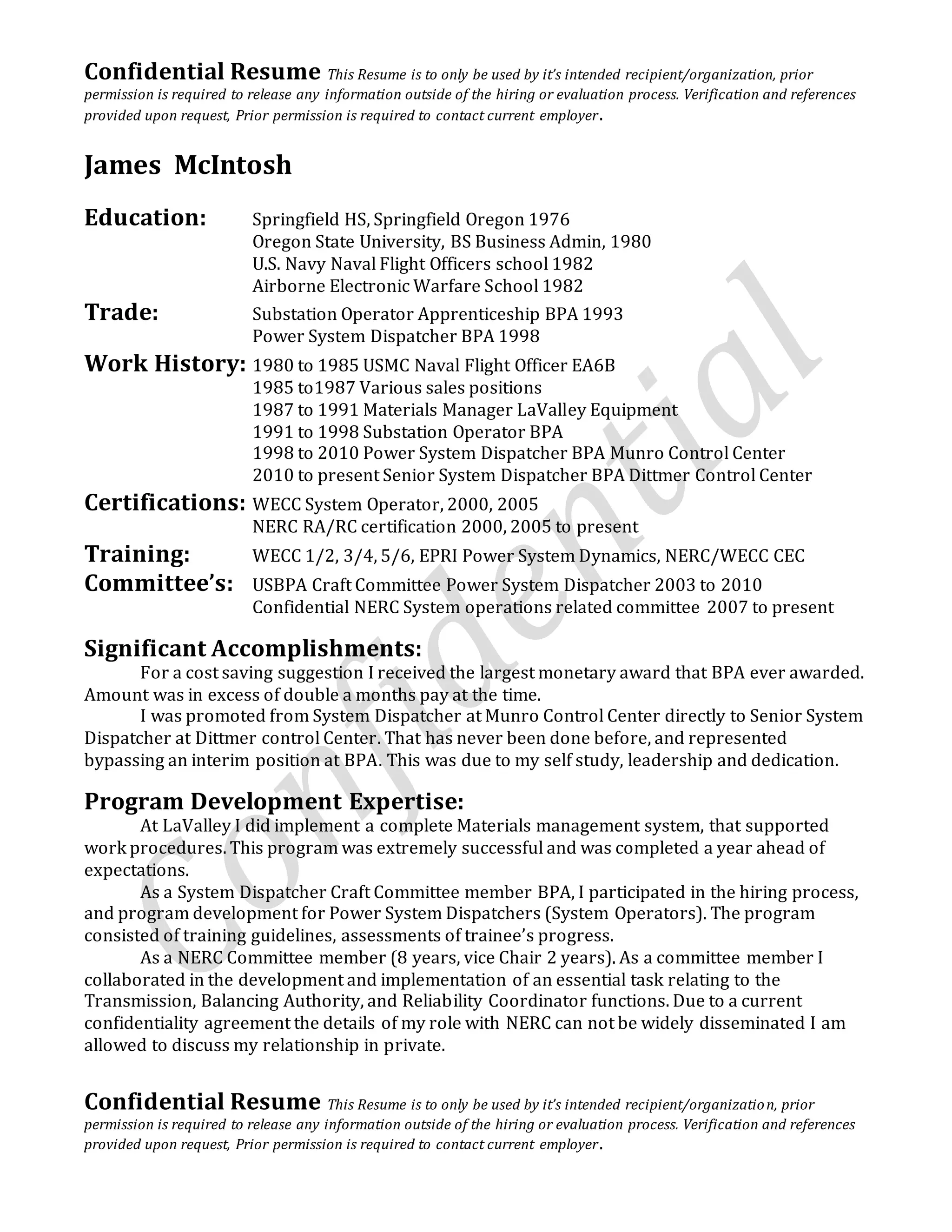 2016 resumePEAK2 | PDF