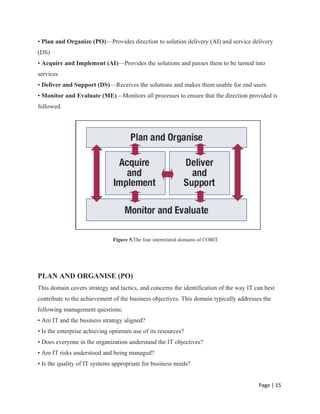 ITIL v3 and COBIT v.4.1 Project Report | DOC