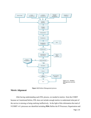 ITIL v3 and COBIT v.4.1 Project Report | DOC