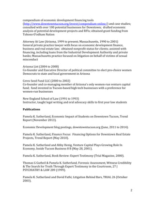 Sutherland Econ Dev and Misc Resume February 2017 | DOC | Sexual Health ...