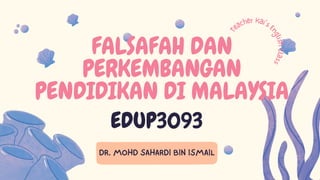 EDUP3093 : FALSAFAH PENDIDIKAN BARAT | PDF