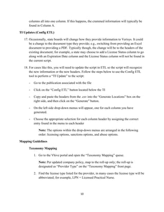 ETL - Data Load QA New Training Guide | DOC