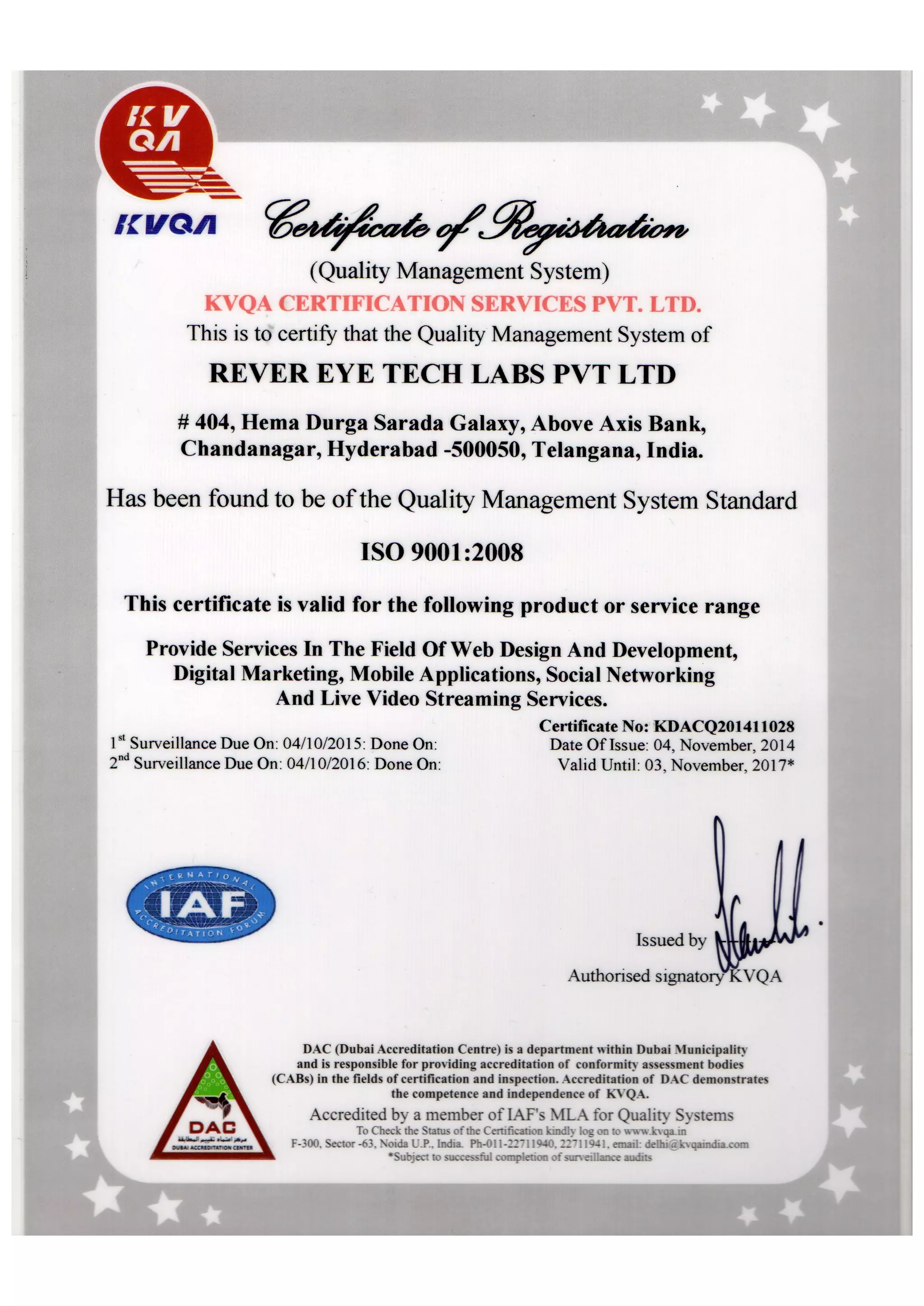 ISO Certification | PDF