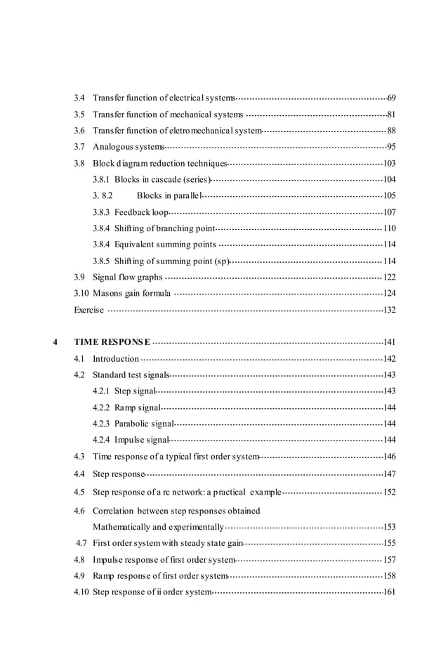 Control System Book Preface TOC | PDF