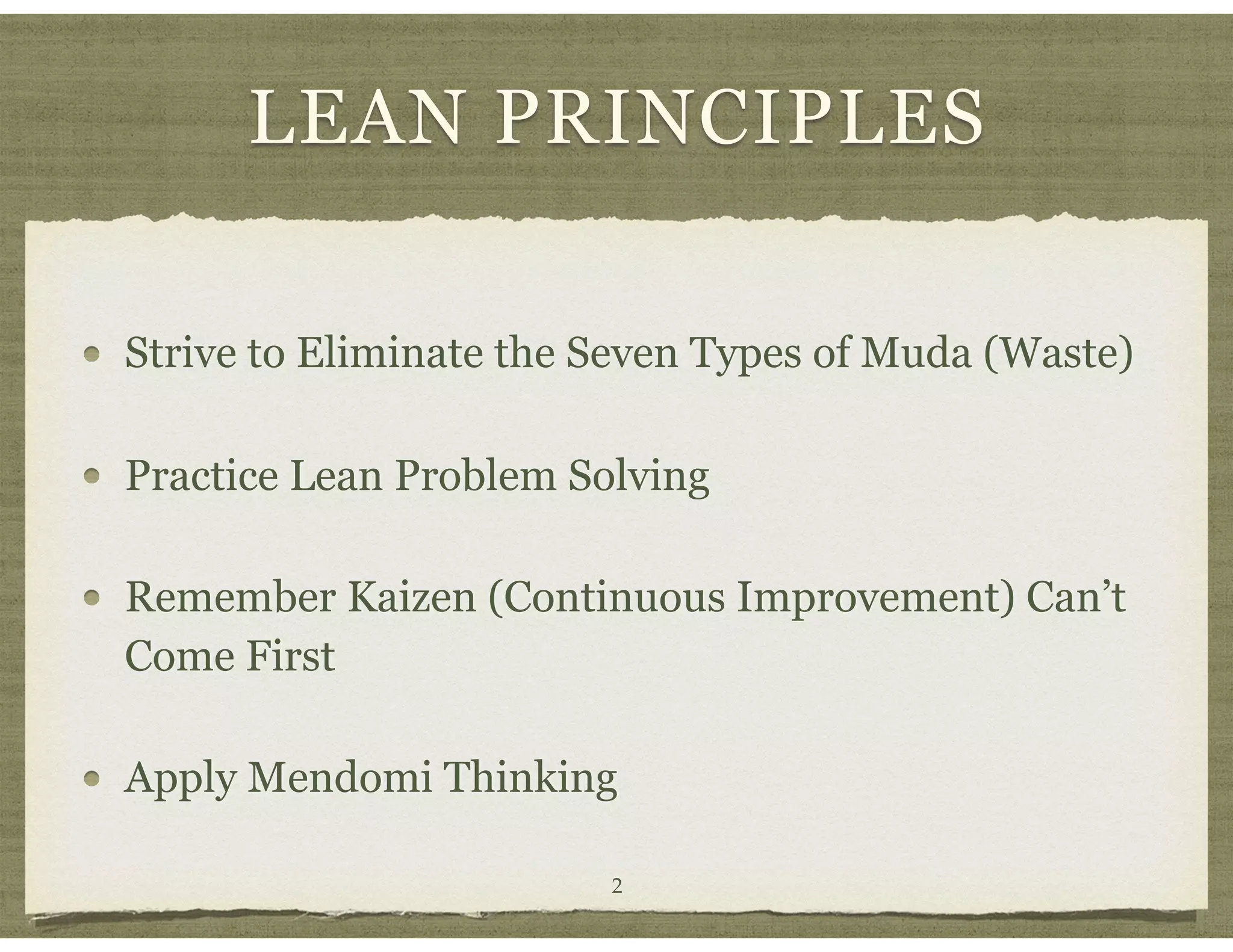 Lean Principles Everyone Should Use (Final) | PDF | Business | Business ...
