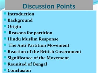 partitionofbengal | PPT