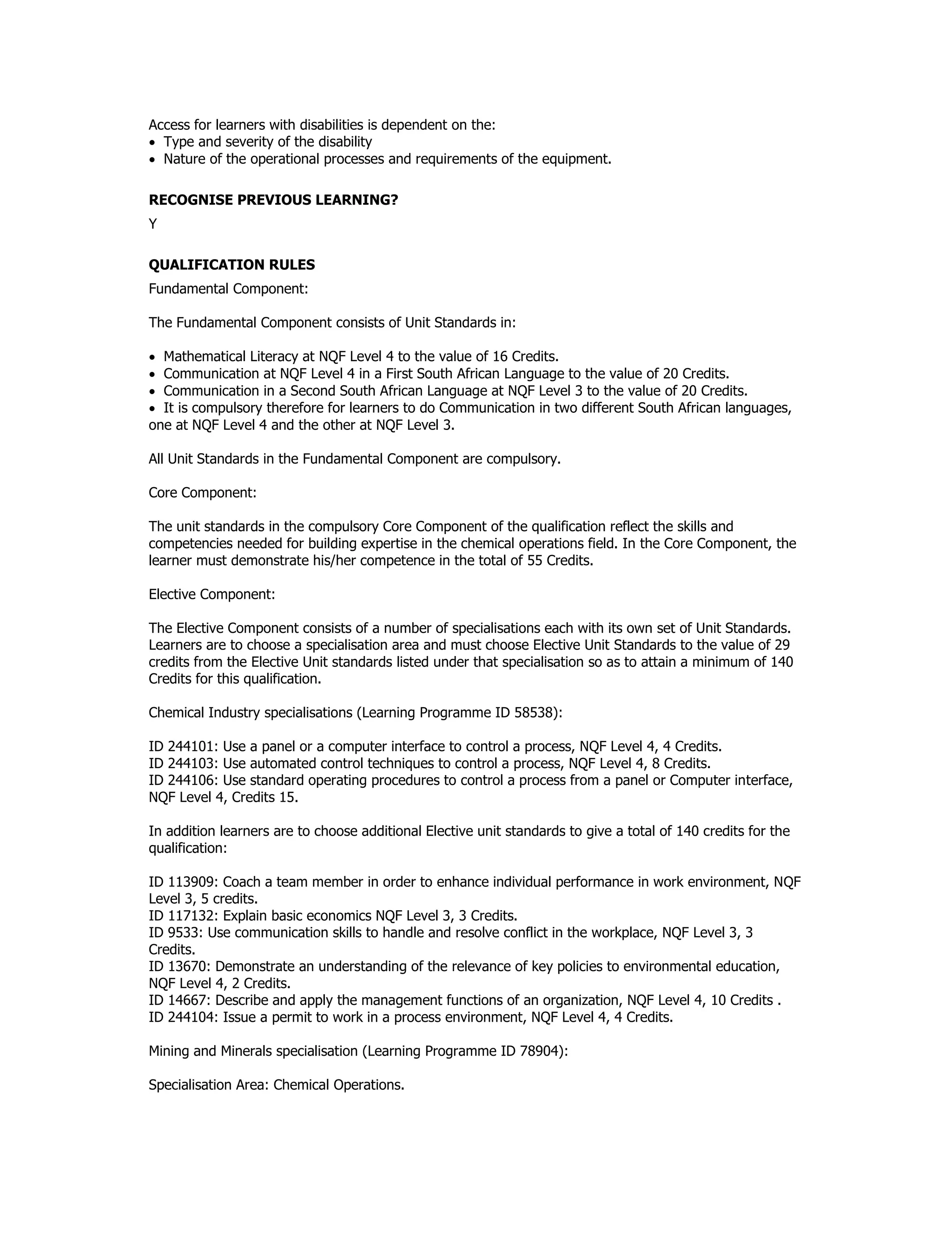 NQF 4 - South African Qualifications Association | PDF | Educational Assessment | Education