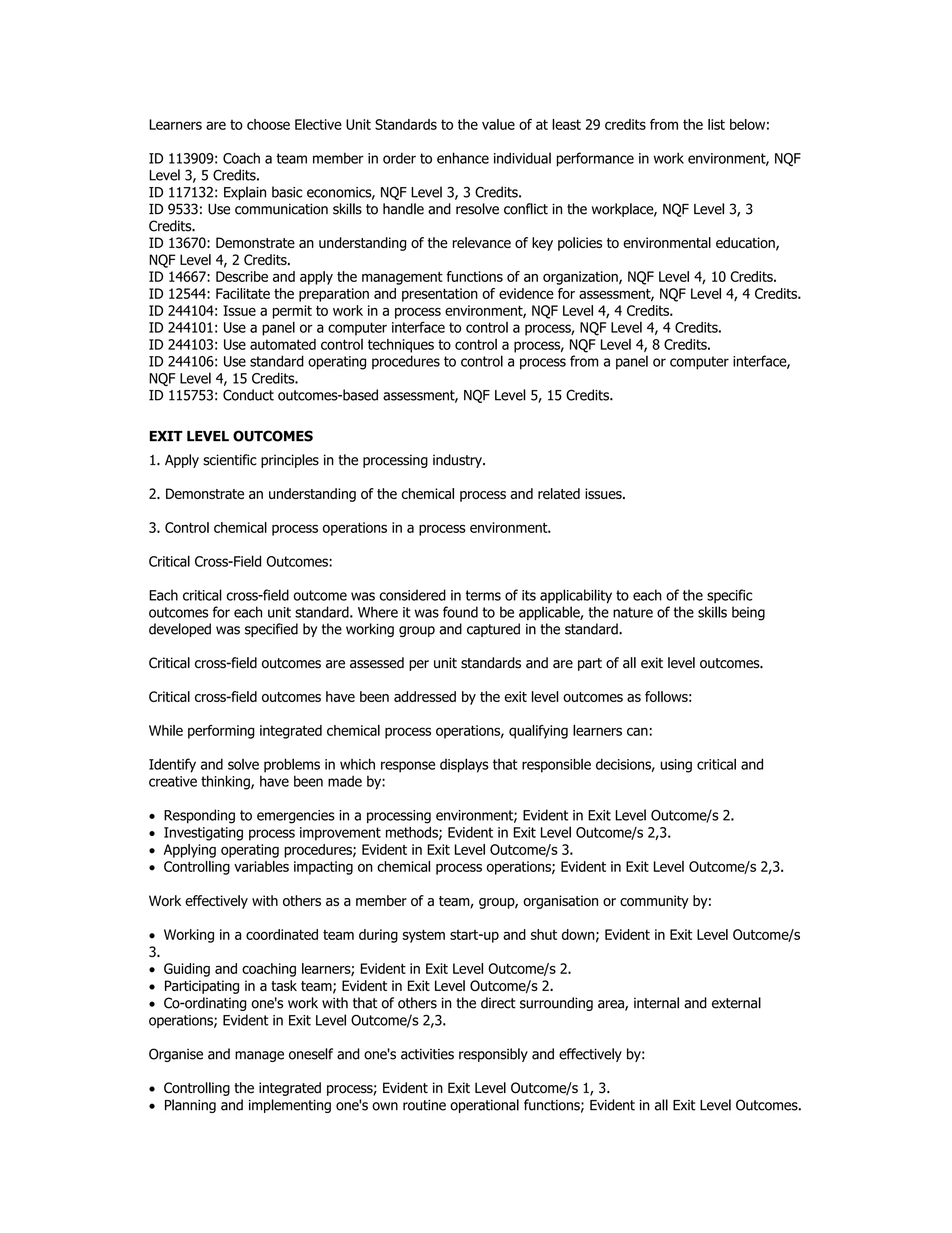 NQF 4 - South African Qualifications Association | PDF | Educational Assessment | Education