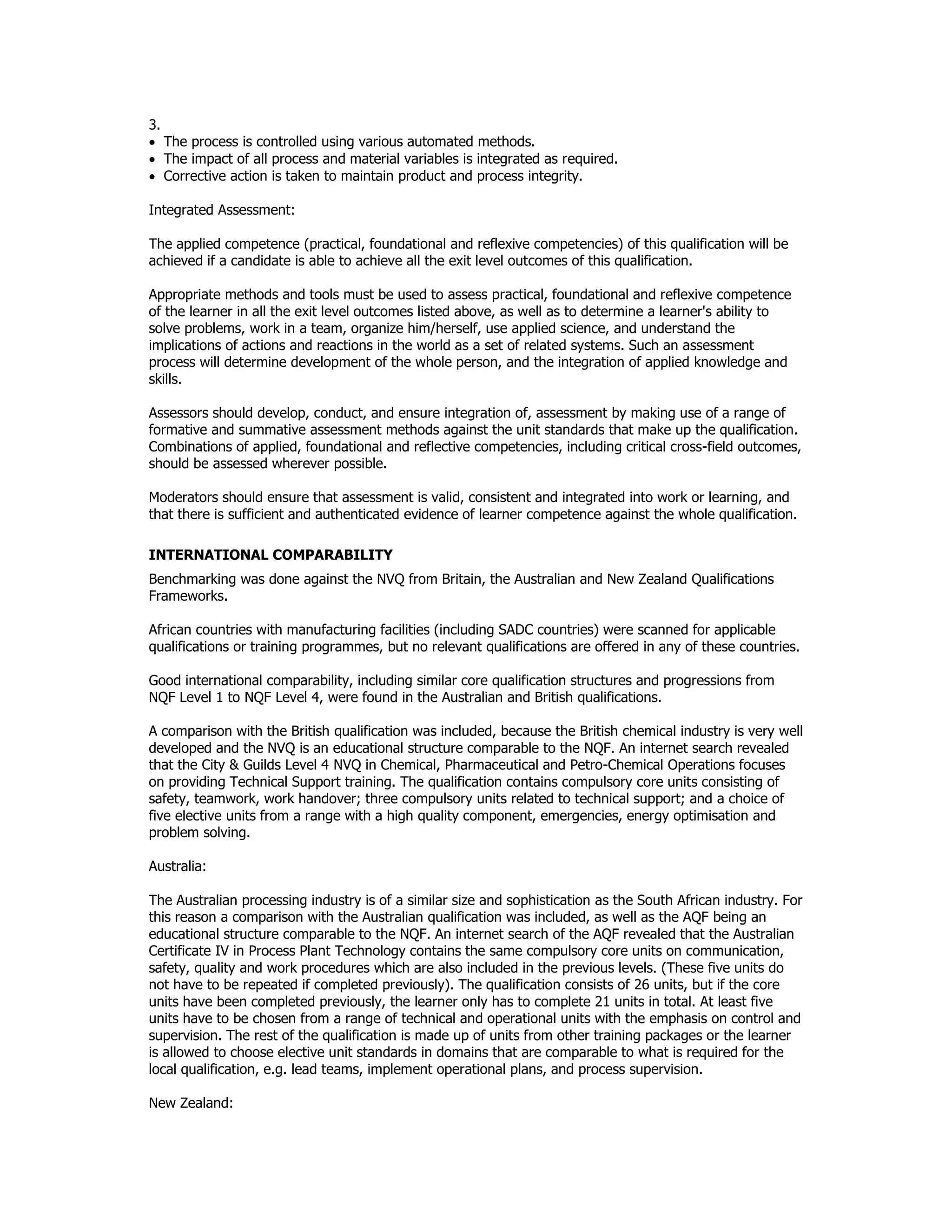 NQF 4 - South African Qualifications Association | PDF | Educational ...