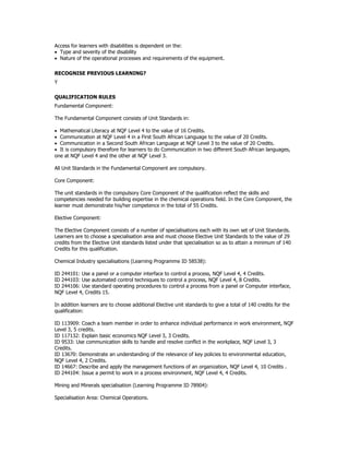 NQF 4 - South African Qualifications Association | PDF | Educational ...