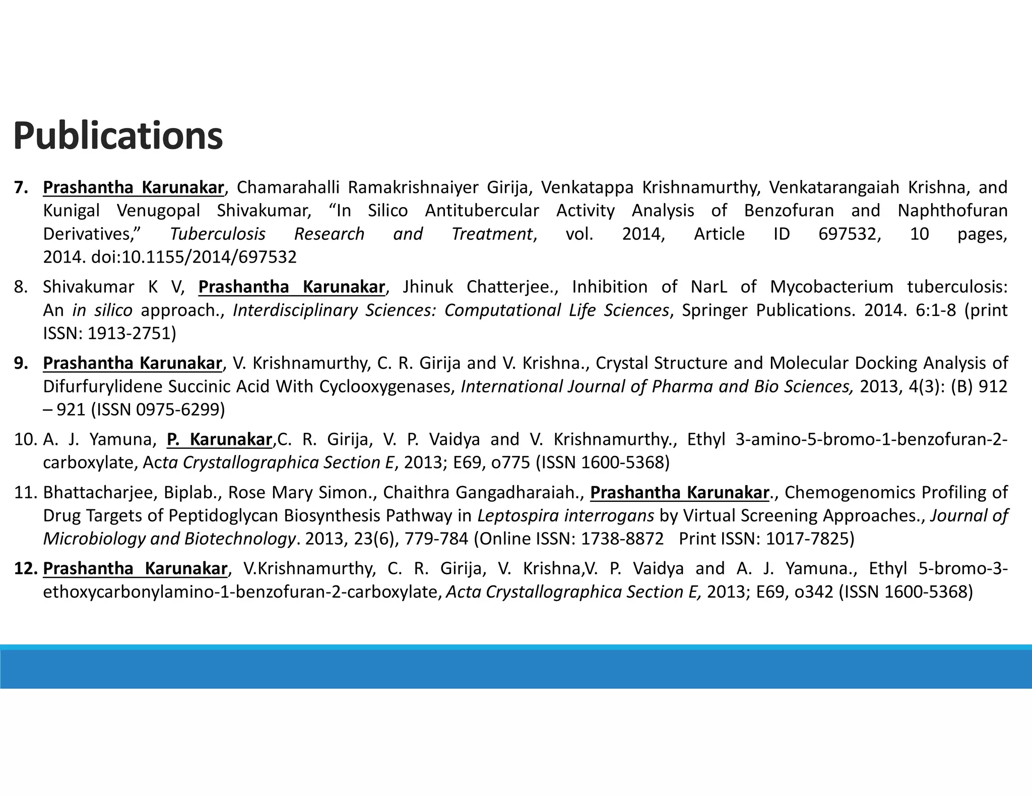 Prashantha_Docking | PPT