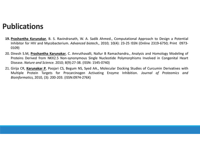 Prashantha_Docking | PPT