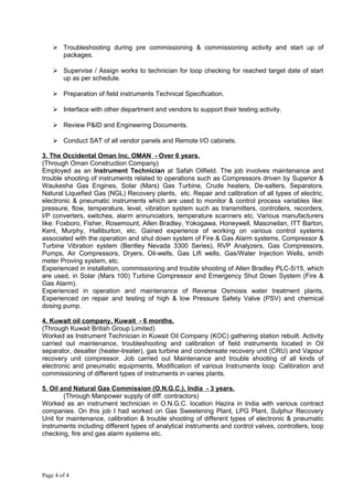 Instrument Supervisor | DOC