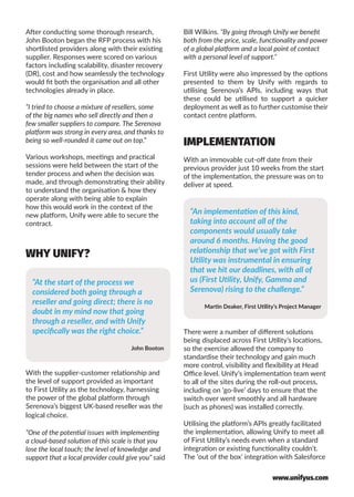 First Utility Case Study | PDF