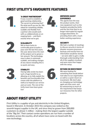 First Utility Case Study | PDF