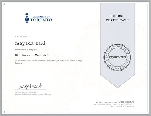 Coursera toronto bioinformatics 1 | PPT
