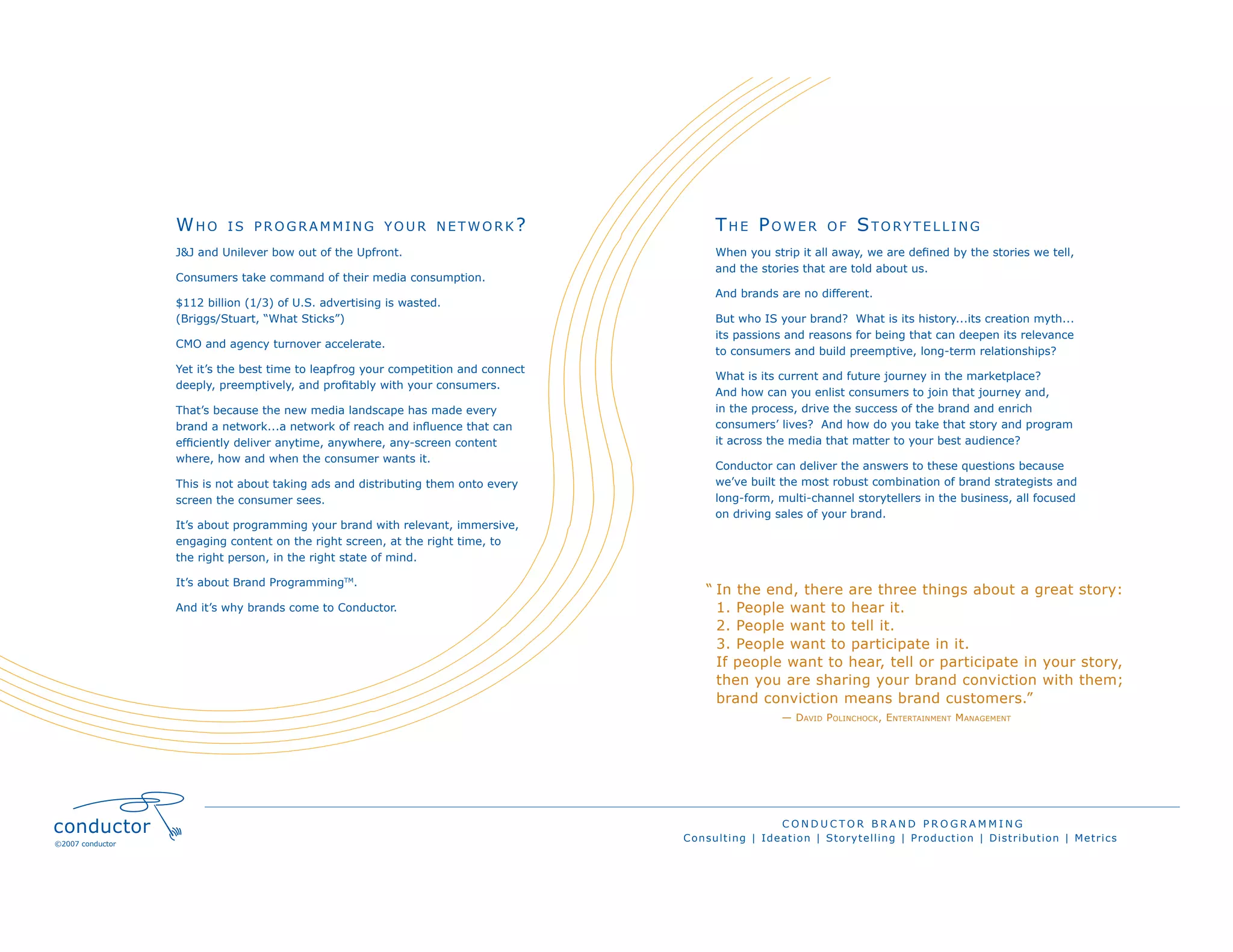 Conductor presentation booklet | PPT