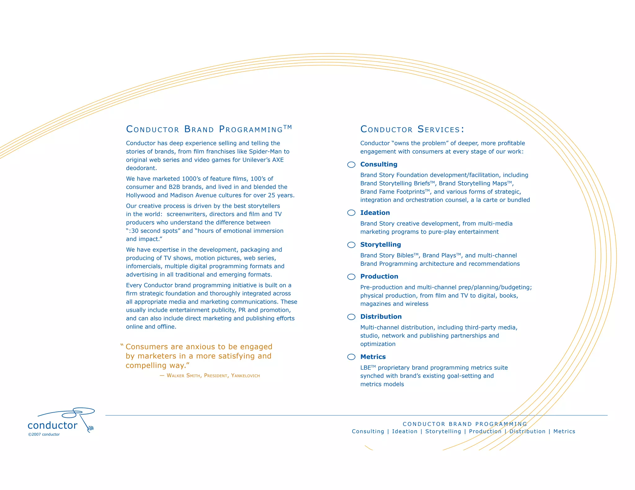 Conductor presentation booklet | PPT