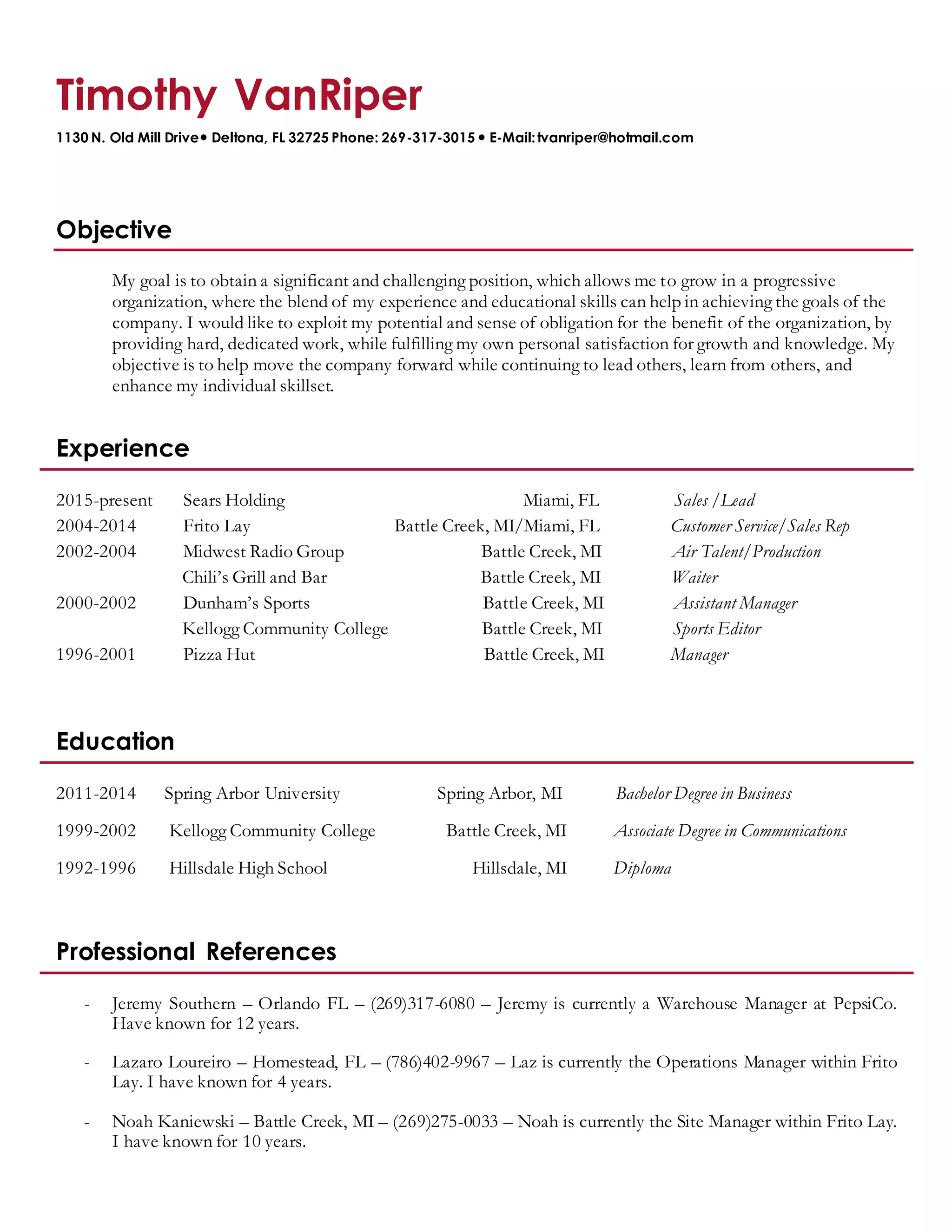 New Resume | DOCX