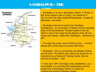 Sambhalpur catchment Study | PPT