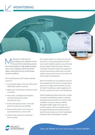 Project Dewatering Ltd 2016 | PDF