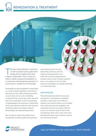 Project Dewatering Ltd 2016 | PDF