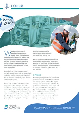 Project Dewatering Ltd 2016 | PDF