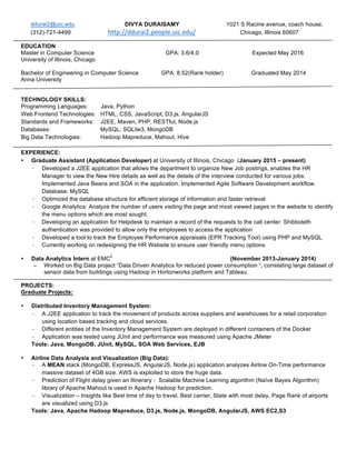 Resume-DivyaDuraisamy | PDF