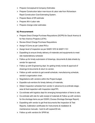 Estimation Engineer | PDF | Free Download